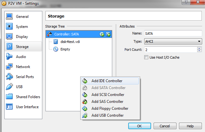 How to Convert a Physical Machine into a VirtualBox Virtual Machine
